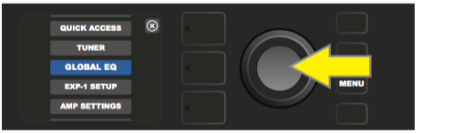 How do I use the Global EQ on the Rumble digital amp? – Fender
